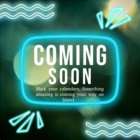 Green Professional Coming Soon Instagram Post Template Postermywall