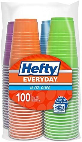 Hefty Party On Disposable Plastic Cups Assorted 16 Ounce