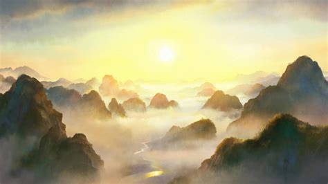 浪浪山小妖怪 山 太阳 唯美风景 4k壁纸 3840x2160 图片编号342760 壁纸网