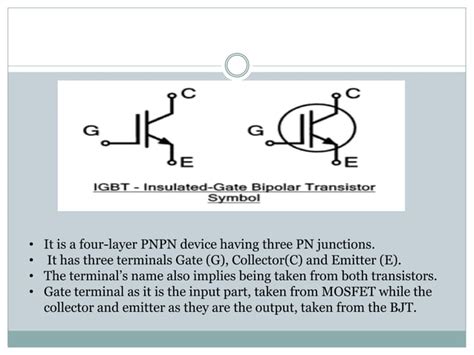 Igbt Circuit Diagram Pptx
