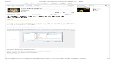 Crear Un Formulario De Datos En Netbeans Java Pdf Document