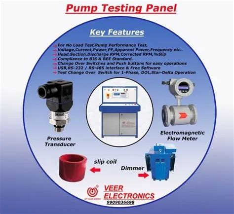 Pump Testing Panel Digital Pump Testing Panel Manufacturer From