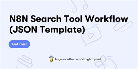 N8n Search Tool Workflow Json Template Buymeacoffee