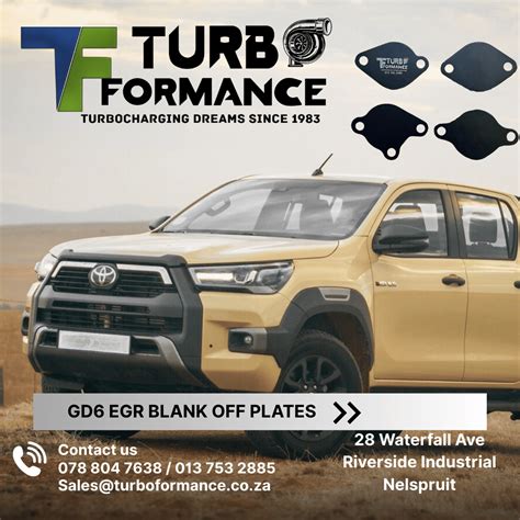 Toyota Hilux Fortuner Gd6 24 And 28 Egr Blank Off Kit Turboformance
