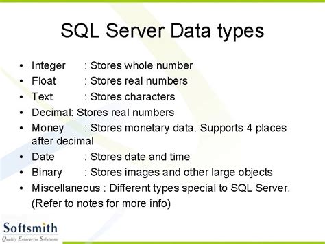 MS SQL Server Introduction MS SQL Server Is