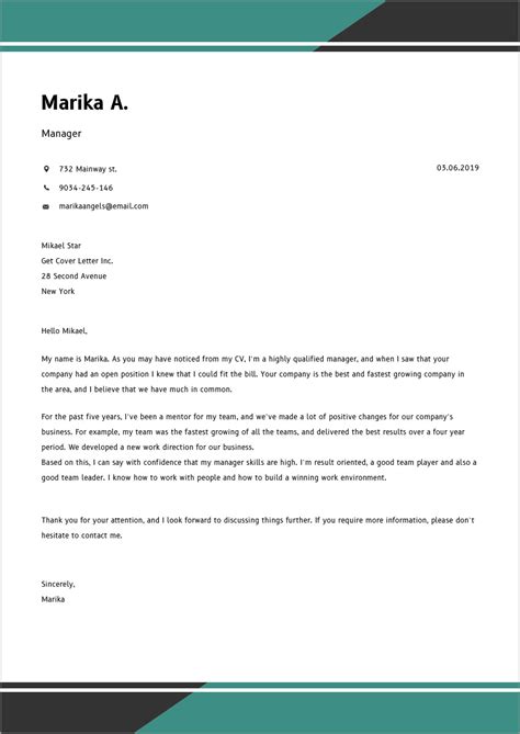 Printable Electrical Apprentice Cover Letter Template