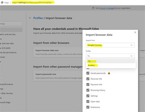 How To Import 3 Chrome Profiles Into 3 Edge Profiles Microsoft Qanda