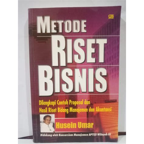 Jual Buku Metode Riset Bisnis Husein Umar Shopee Indonesia