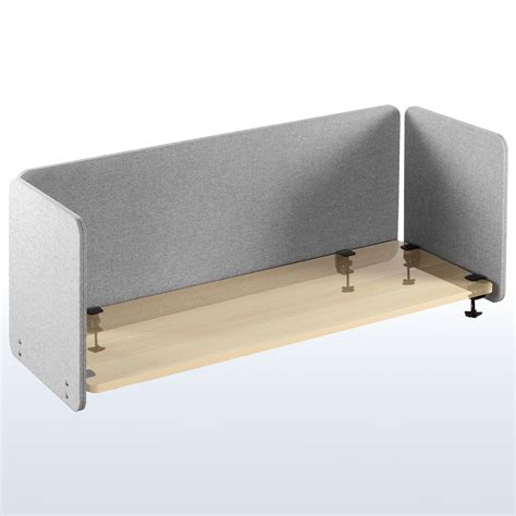 Full Privacy Panel Clamp On Kit For 60 X 24 Desk Vivo Desk