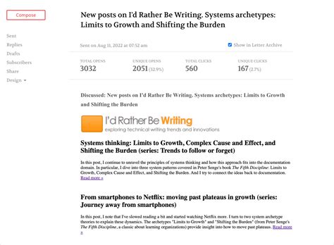 expanding from cross product newsletters to a book club and site i d rather be writing blog