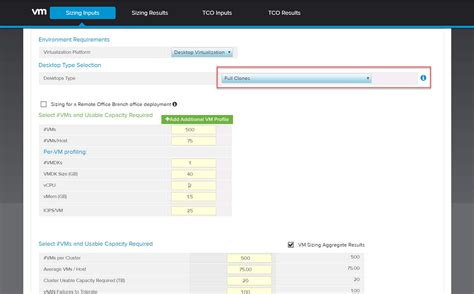 Review Vmware Virtual San Vsan Tco And Sizing Calculator