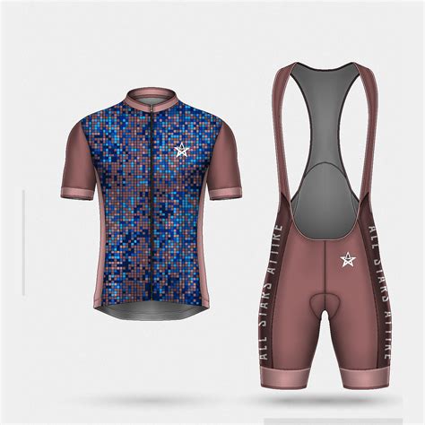 Personalized Rosewood Cycling Kit Jersey And Bib Combo All Stars Attire