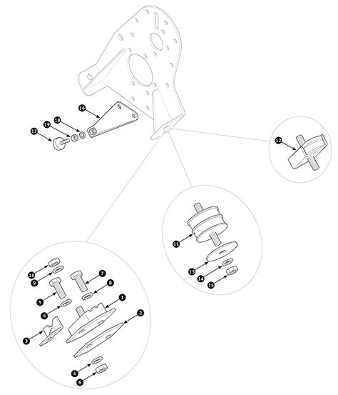 Engine Mountings Spare Parts For Triumph Tr2 To Tr4a 1953 1967