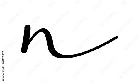 Simple And Modern Letter N Initials Logo Design Stock Vector Adobe Stock