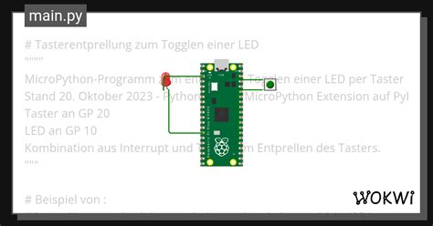 4 3 Entprellen Interrupt Timer Wokwi ESP32 STM32 Arduino Simulator