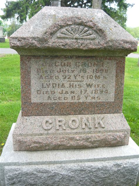 Jacob Cronk 1805 1898 Memorial Find A Grave