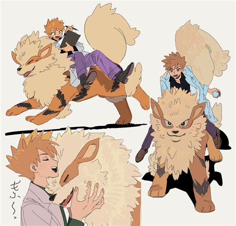 Miyage No Nukegara Arcanine Blue Oak Nintendo Pokemon Pokemon Frlg