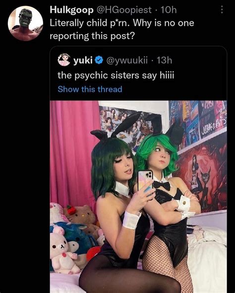 Yuki The Psychic Sisters Say Hiii Alternative Caption The Cosplay Of