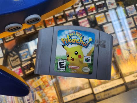 Nintendo 64 Console N64 Pikachu Edition Etsy