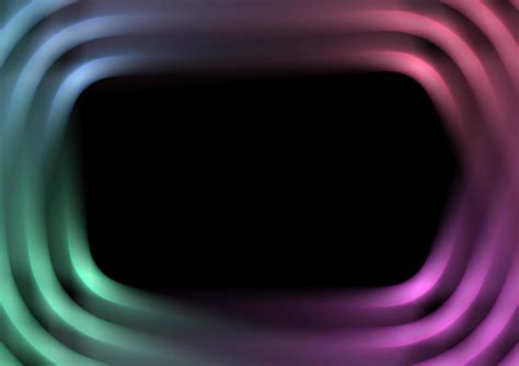 Abstract Background Graphic With Green Blue And Violet Triangle Wave