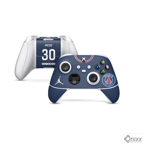 Skin Xbox Joysticks Series Adesiva Messi Psg Uniforme Azul 2122