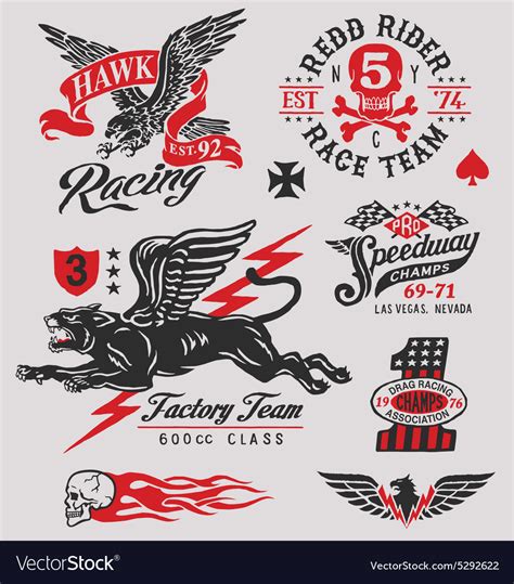 Racing Team Logos Graphics