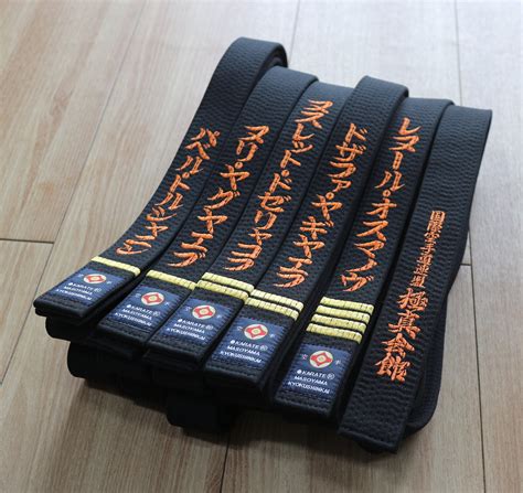 Kyokushin Karate Belts