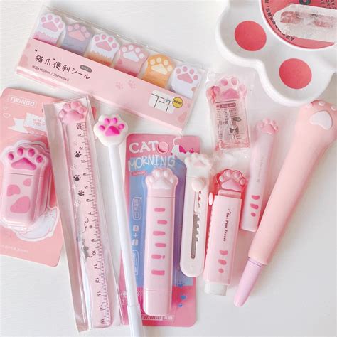 Kawaii Shop Stationery Notebooks Pencils Cases Back To School