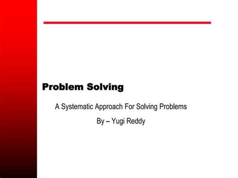 Problem Solving Techniques Pdf Pdf Technology And Computing