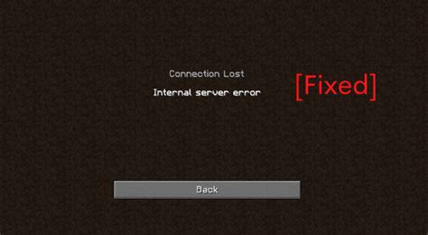How To Fix Internal Server Error In Minecraft Cyberxgaming
