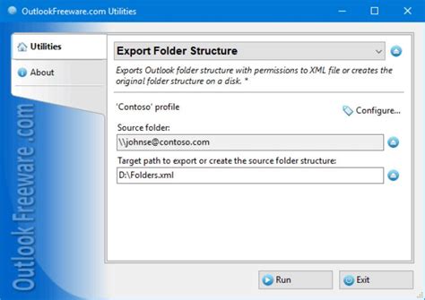 Export Folder Structure For Outlook Download And Review