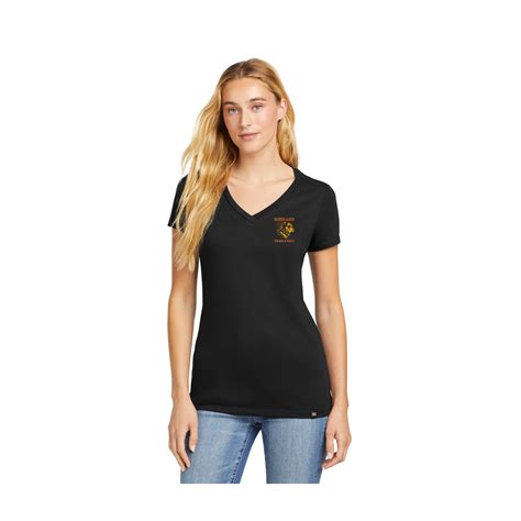 Highland Track And Field New Era Ladies V Neck Tee Bagger Sports