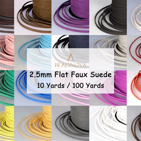 Leather Spool Lace 25 Yards Etsy