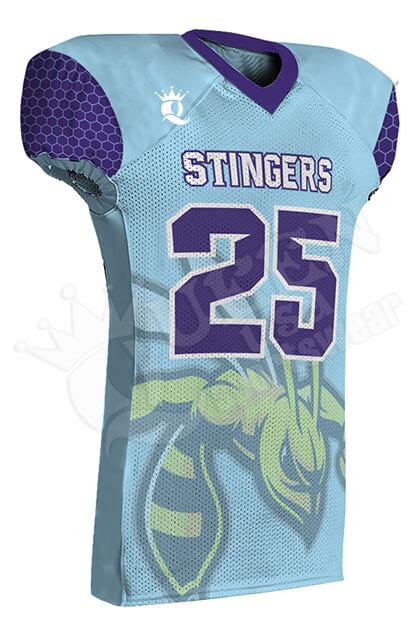 Sublimated Football Jersey Stingers Style