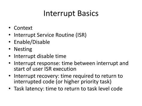 Ppt Interrupt And Time Management In µcos Iii Powerpoint