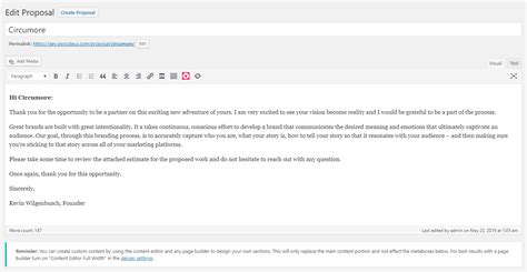 wordpress proposal plugin to create online proposals wp proposals