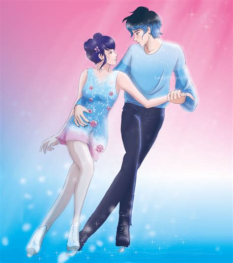 Lukanette Ice Skating Au By Ladyfreya123 On Deviantart