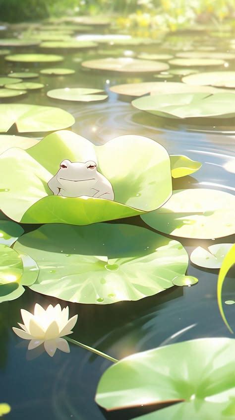 Frog And Lily Pad