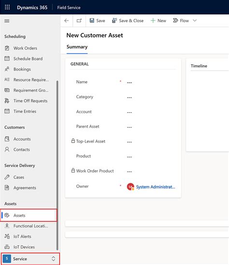 고객 자산 작업 동영상 포함 dynamics 365 field service microsoft learn