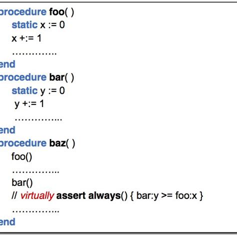 1 The Possibility Of A Temporal Assertion Over Two Live Procedures Download Scientific Diagram