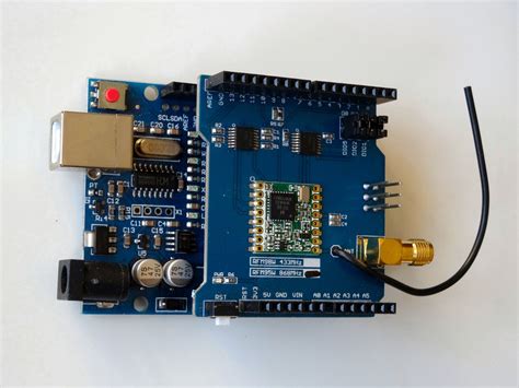 arduino and visuino long distance remote light sensor with rfm95w