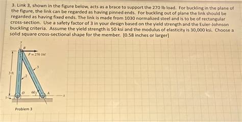 Solved 3 Link 3 Shown In The Figure Below Acts As A Chegg Com