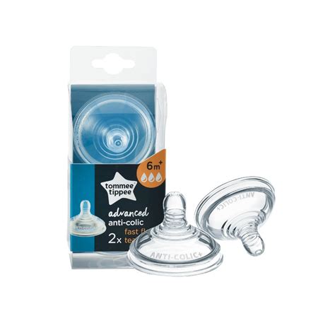 Tommee Tippee Closer To Nature Advance Anti Colic Teats Fast Flow