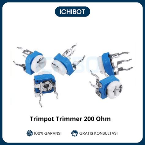 200 Ohm Variable Resistor Trimpot Trimmer Potentiometer Ichibot Store