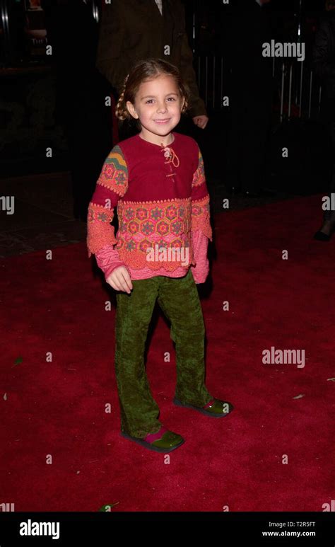 Los Angeles Ca December 12 2000 Actress Makenzie Vega At The World
