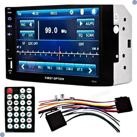 Central Multimídia Touch Screen 2din Mp5 Usb Dvd Sd Bluetoot Frete Grátis