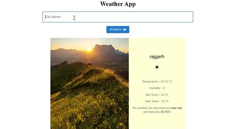 Reactjs Webdevelopment Weatherapp Openweatherapi Frontenddevelopment Sumit Kushwah