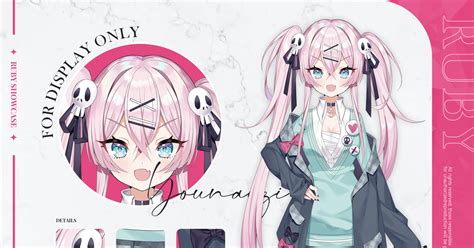 女の子 Vtubervup Model No169 Ruby呜哔うびのイラスト Pixiv