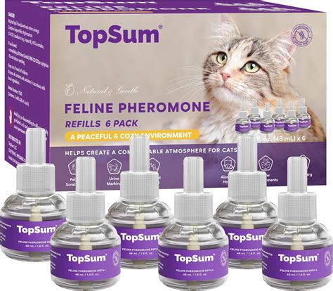 Topsum Cat Calming Diffuser Refills Pheromone Refill For Cats Long
