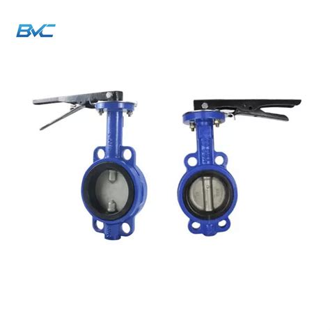 Pn10 Pn16 Class 150 Concentric Stainless Steel Cf8m Wafer Lug Butterfly Valve With Rubber Seal